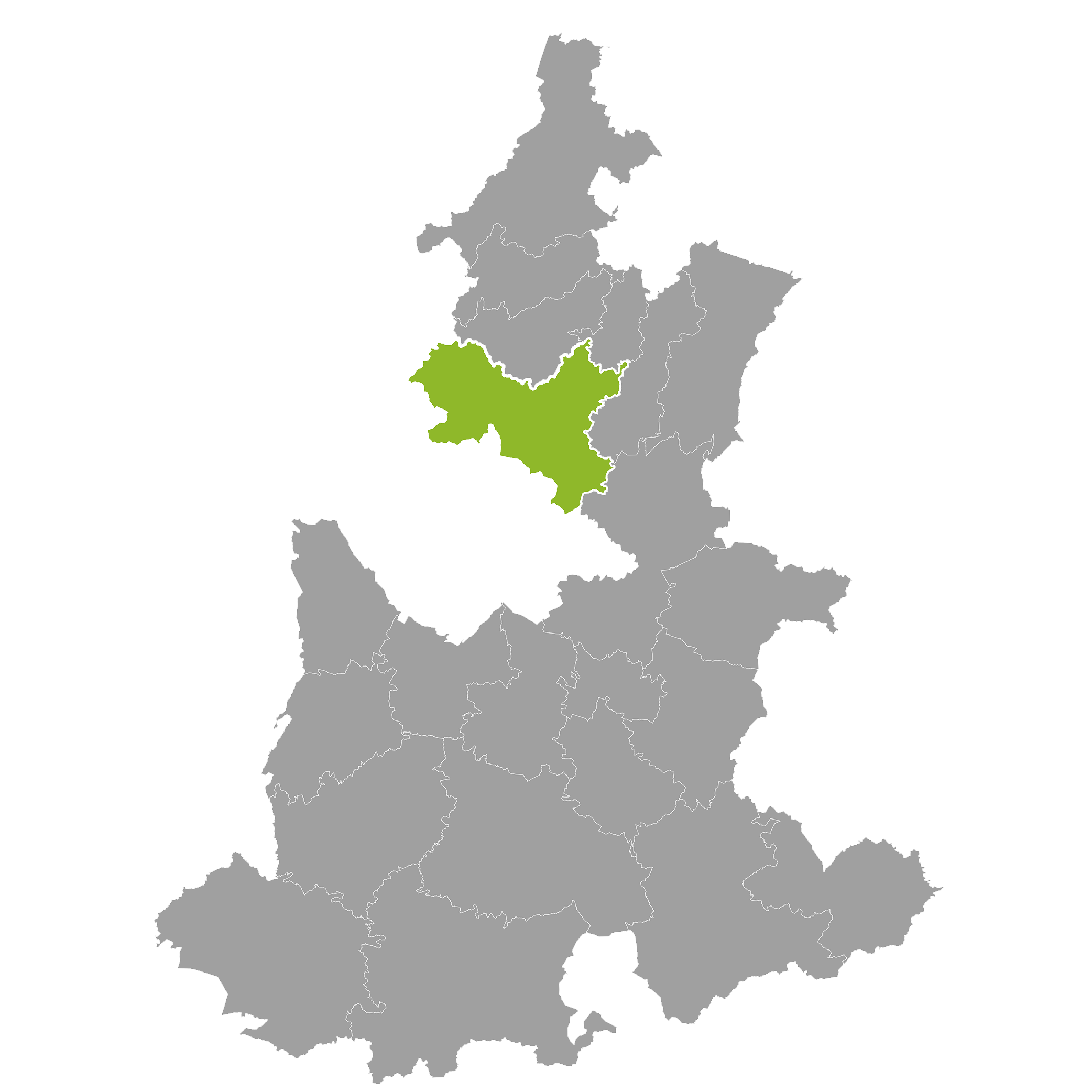 Regionalización | Sistema Estatal de Planeación Democrática