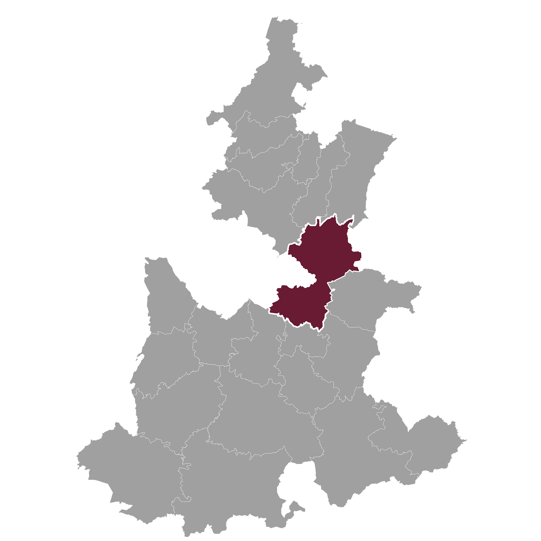 Regionalización | Sistema Estatal de Planeación Democrática